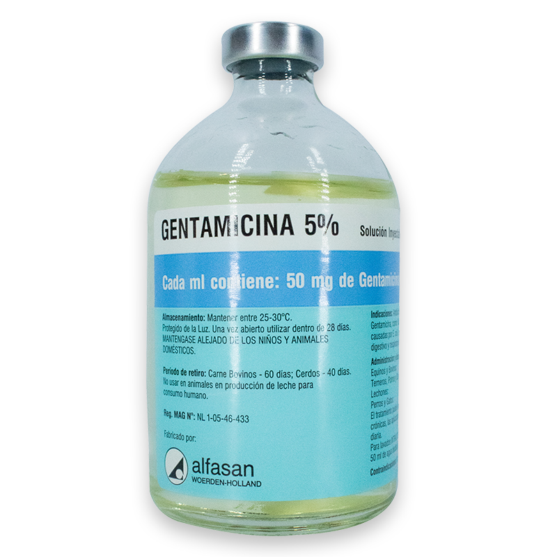 Colono Agropecuario - IMV. GENTAMICINA 5% 100ML (ALFAS