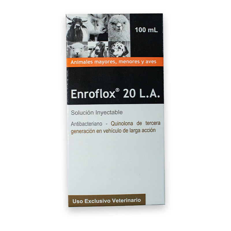 Colono Agropecuario - ENROFLOX LA 20% 100ML -MONT.
