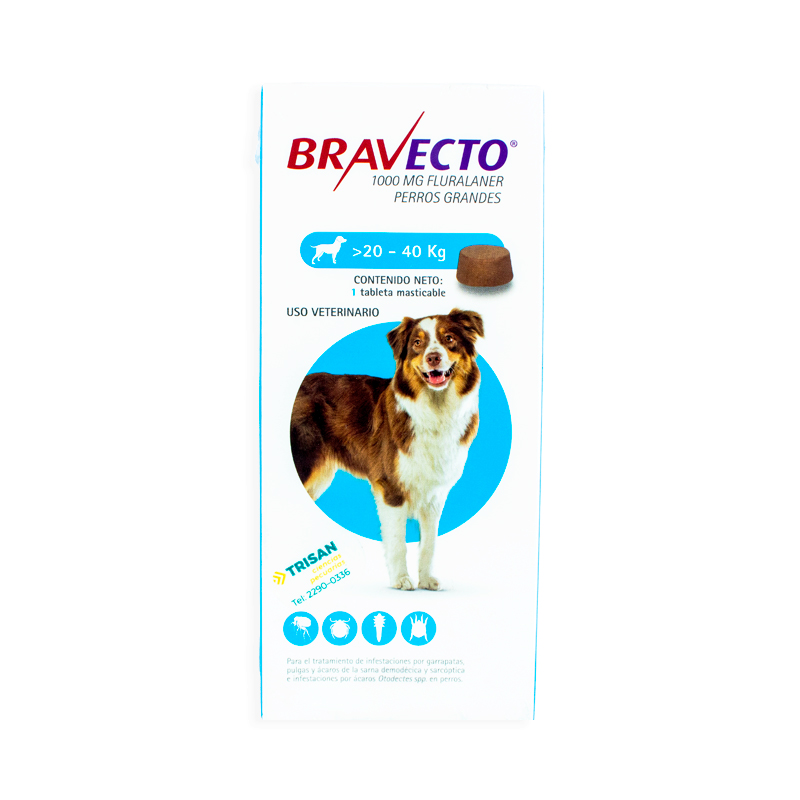 Colono Agropecuario - Bravecto 20kg a 40kg